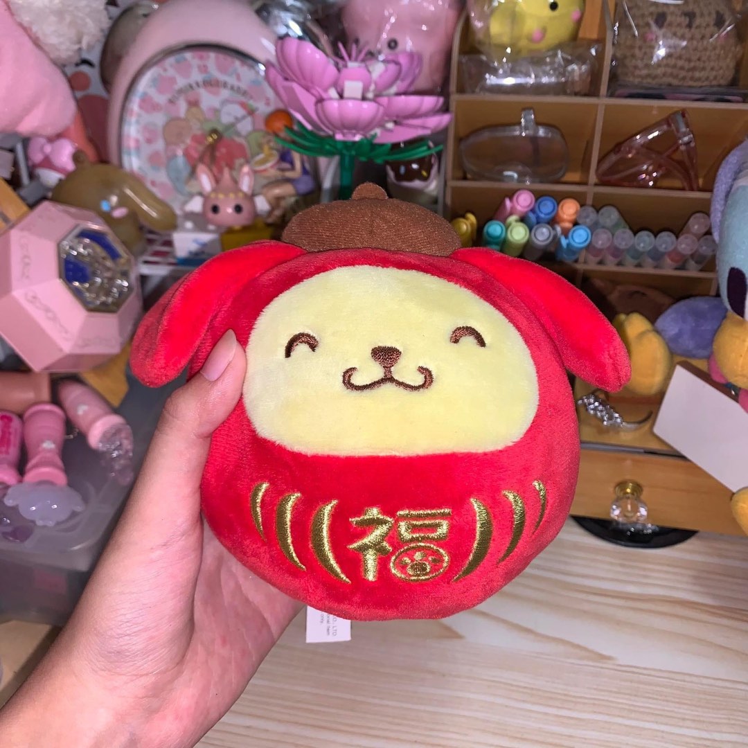 Lucky Pompompurin Daruma Mcdo Sanrio Licensed, Hobbies & Toys, Toys ...