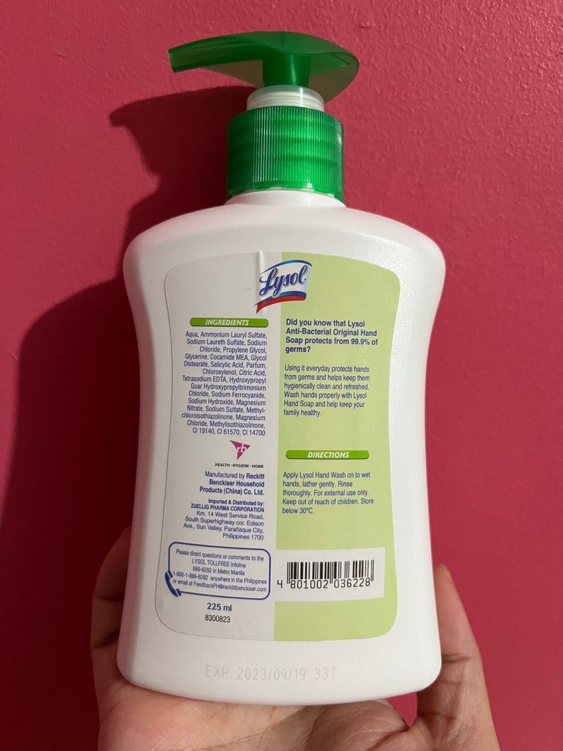 Lysol Hand Soap 225ml, Beauty & Personal Care, Sanitizers ...