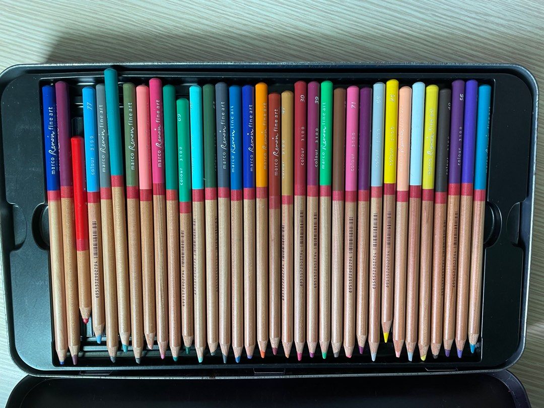 Marco Colour Pencil 100 Coloured, Hobbies & Toys, Stationery & Craft ...
