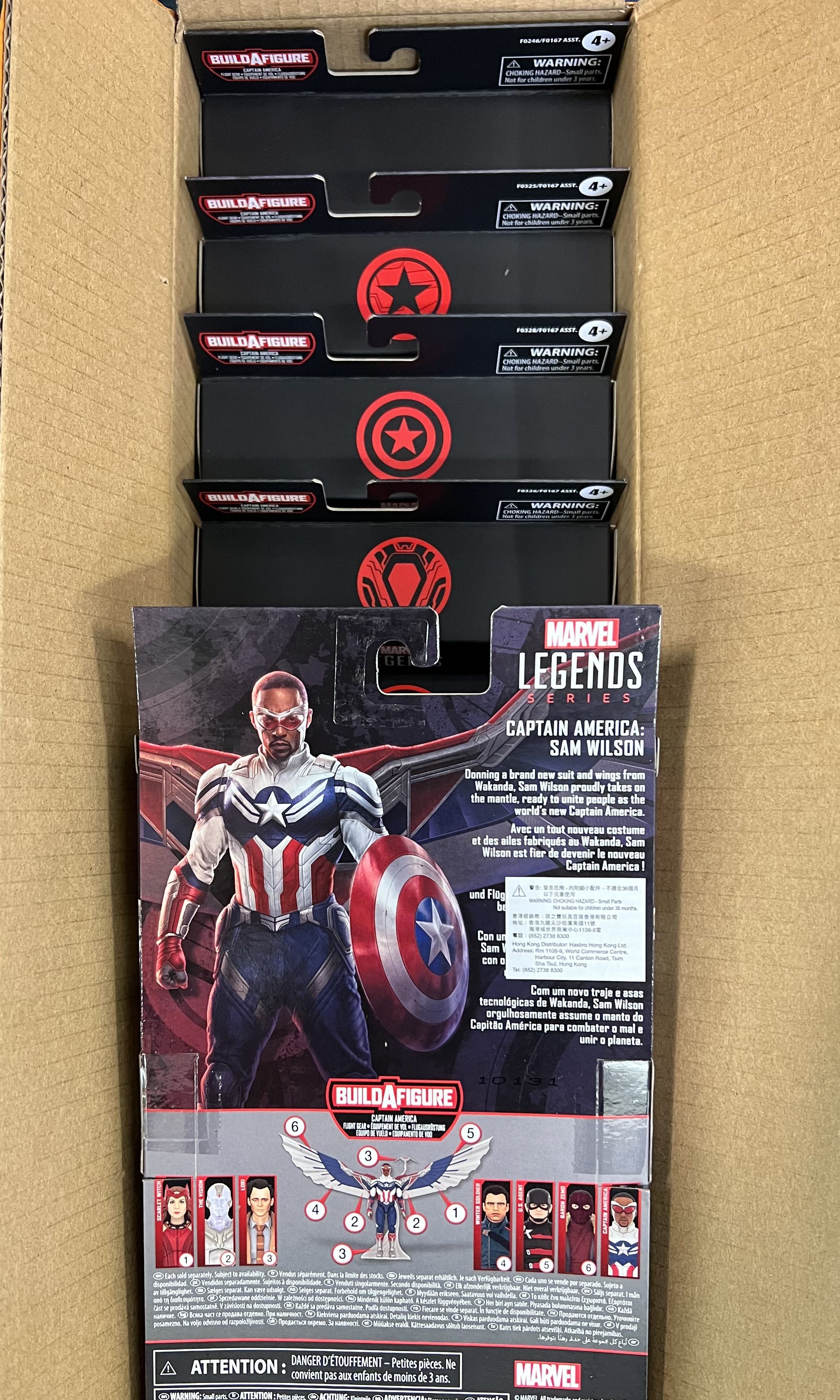 Marvel Legends Disney + Captain America Wave Set, 興趣及遊戲, 玩具 & 遊戲類 ...