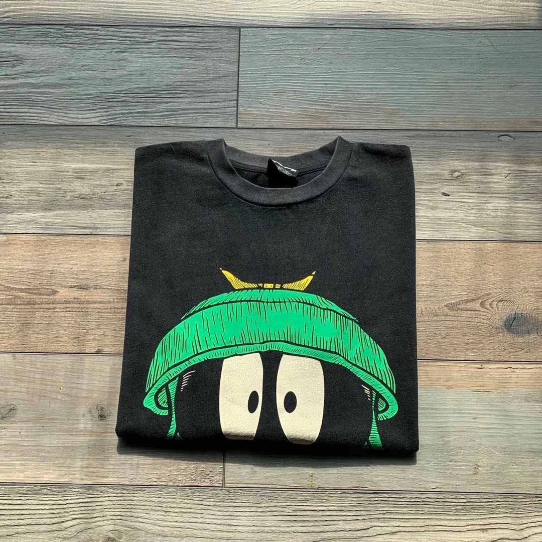 Marvin The Martian Vintage Bootleg Tee, Men's Fashion, Tops & Sets ...