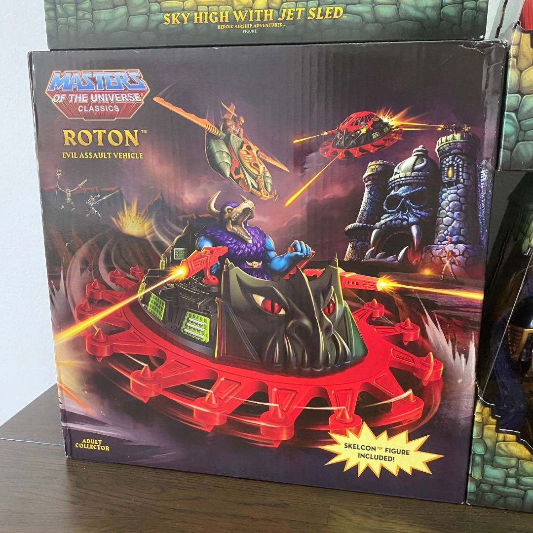 Masters of the Universe Classics Vehicles SKY HIGH WITH JET SLED, ROTON ...