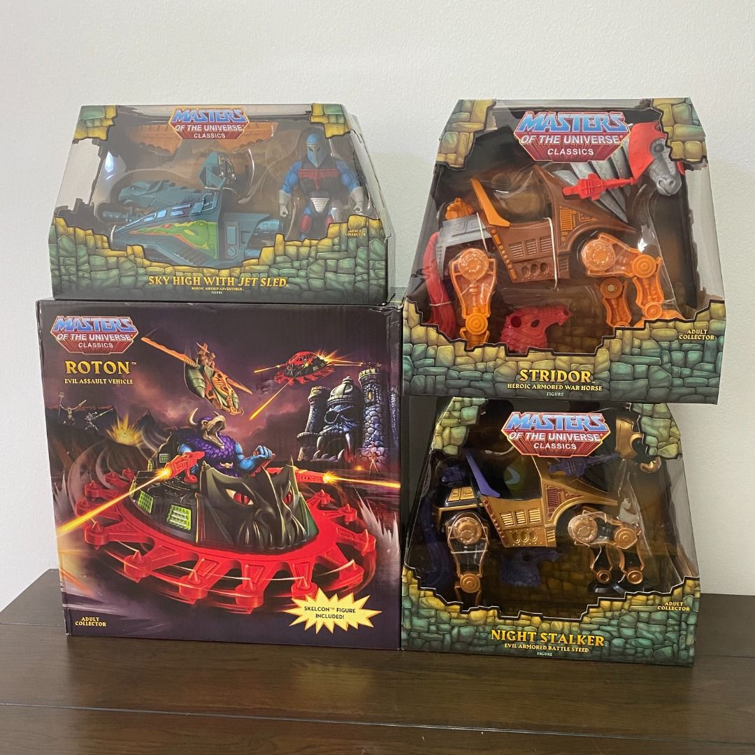 Masters of the Universe Classics Vehicles SKY HIGH WITH JET SLED, ROTON ...
