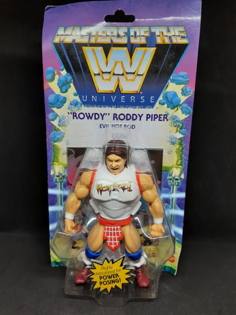 Masters of the WWE Universe Rowdy Roddy Piper, Hobbies & Toys, Toys & Games on Carousell