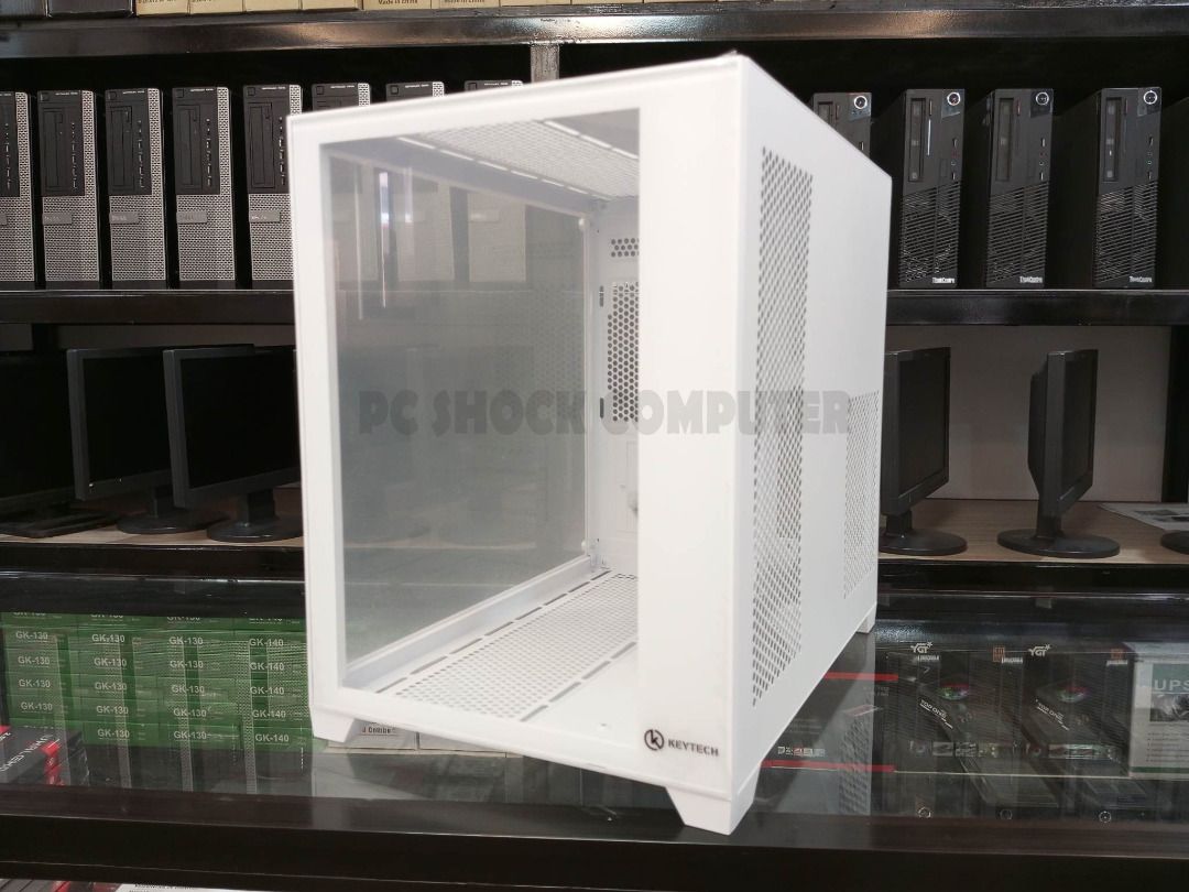 MATX TEMPERED CASE KEYTECH ROBIN MINI WHITE, Computers & Tech, Parts ...