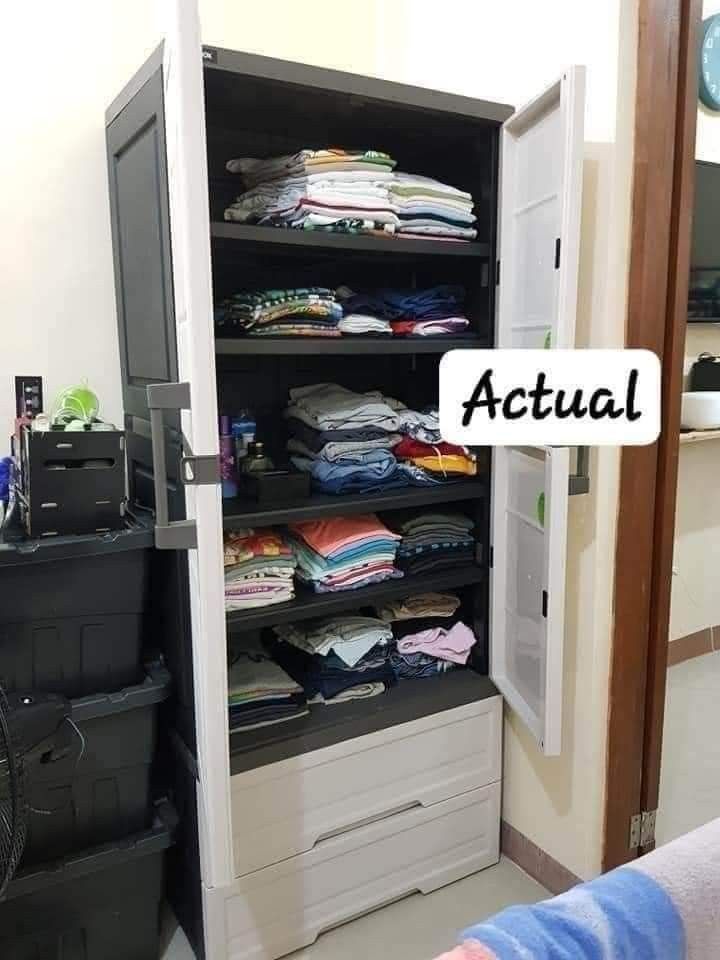 :MEGABOX MG-186 CLOSET WITH TWO DRAWERS on Carousell