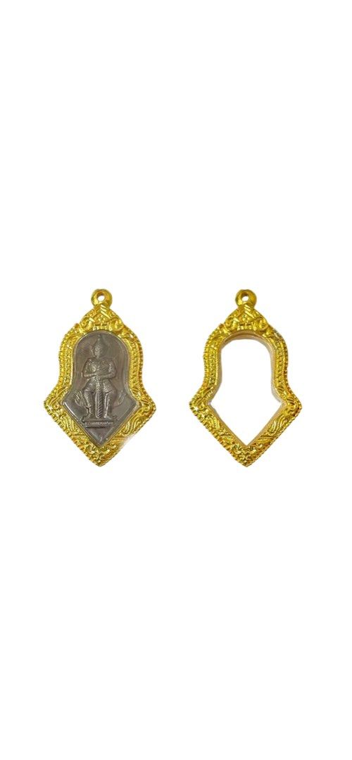 Micron Gold Amulet Casing Taowesuwan / Taowessuwan, Hobbies & Toys ...