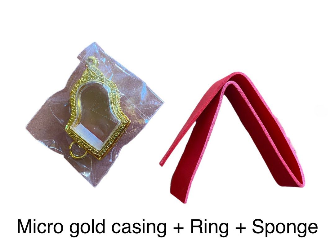 Micron Gold Amulet Casing Taowesuwan / Taowessuwan, Hobbies & Toys ...