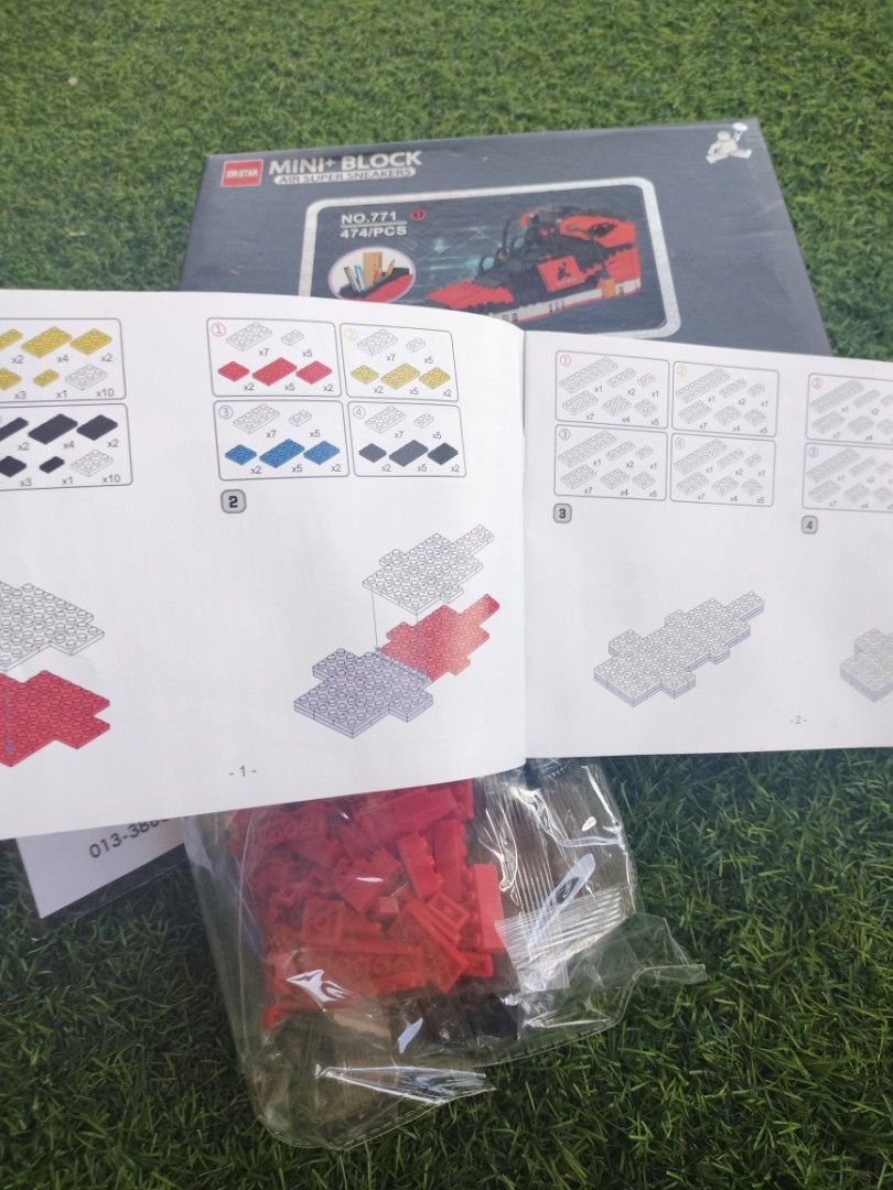 Mini Block Air Jordan Shoes (ala lego), Hobbies & Toys, Collectibles ...