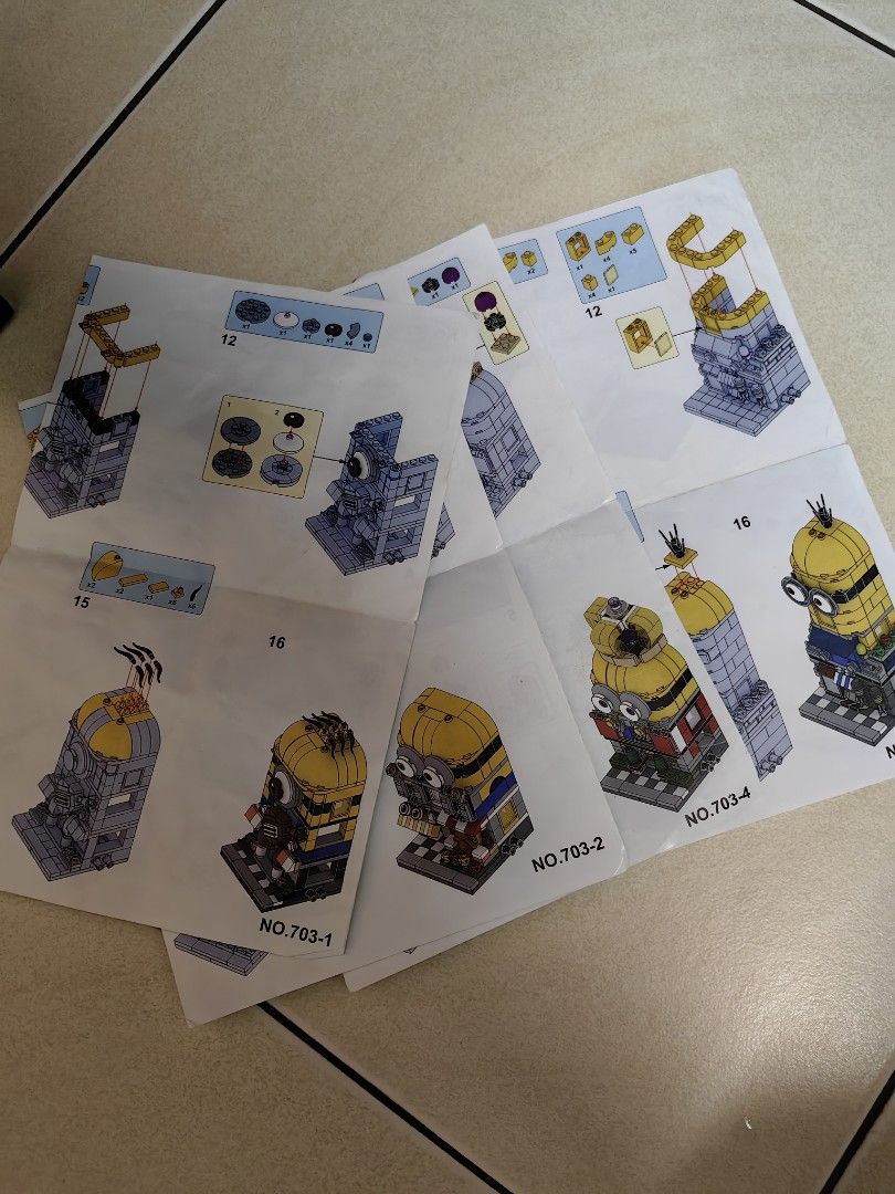 Minions block, Hobbies & Toys, Toys & Games on Carousell