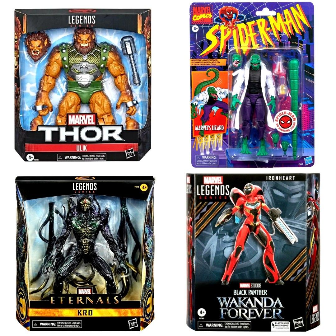 MISB Marvel Legends Spider-Man 60 Amazing Years 6" Lizard Spiderman ...