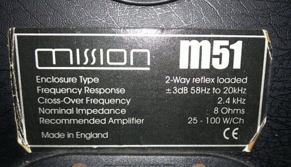 Mission M51 Bookshelf Speakers, Audio, Soundbars, Speakers & Amplifiers ...