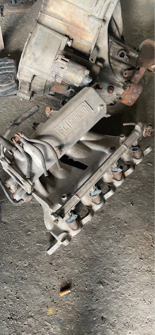 Mitsubishi 4g91 4g92 4g93 intake manifold cylinder head proton wira ...