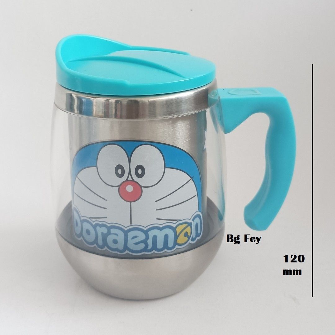 Mug gelas termos Doraemon Fujiko Pro Licensed By Animation Int'l ...