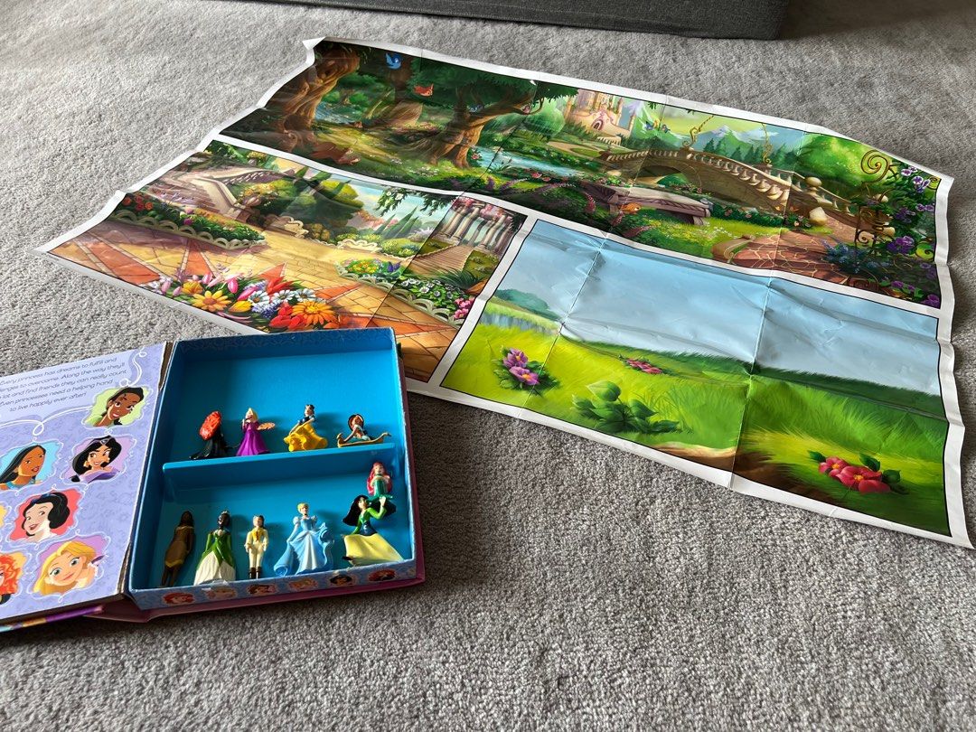 My Busy Books - Disney Princess Great Adventures with figurines ...