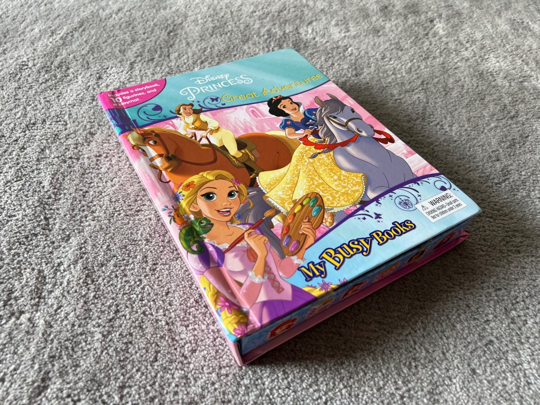 My Busy Books - Disney Princess Great Adventures with figurines ...