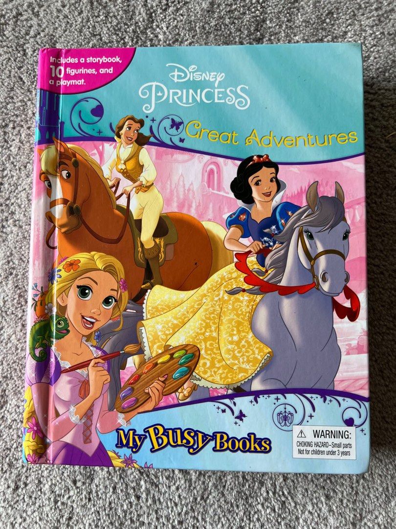 My Busy Books - Disney Princess Great Adventures with figurines ...