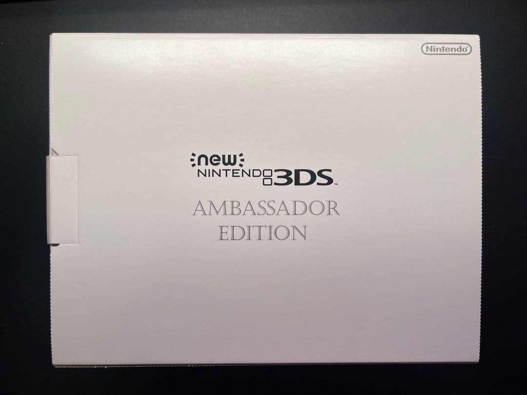 Nintendo New 3DS AMBASSADOR EDITION (Super Rare & Exclusive) BRAND NEW ...