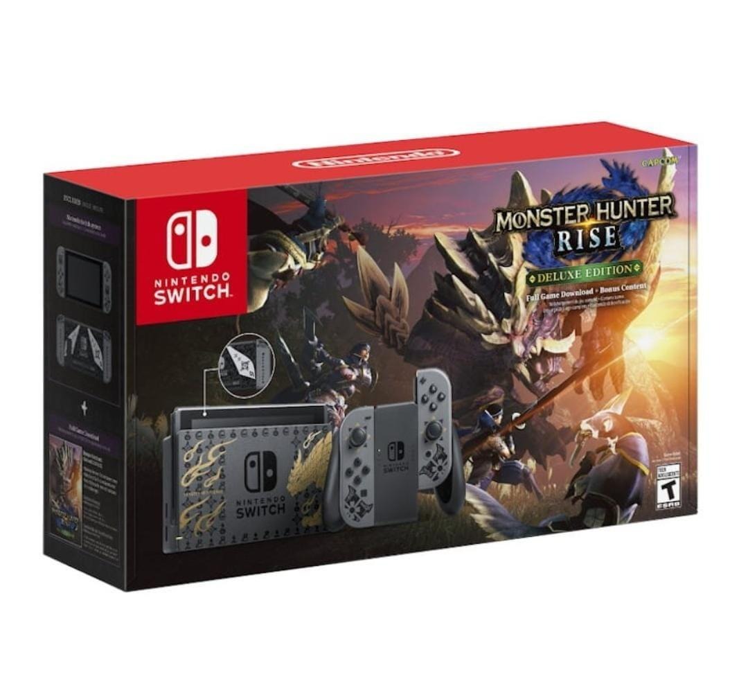 Nintendo Switch Monster Hunter Rise Limited Edition, Video Gaming ...