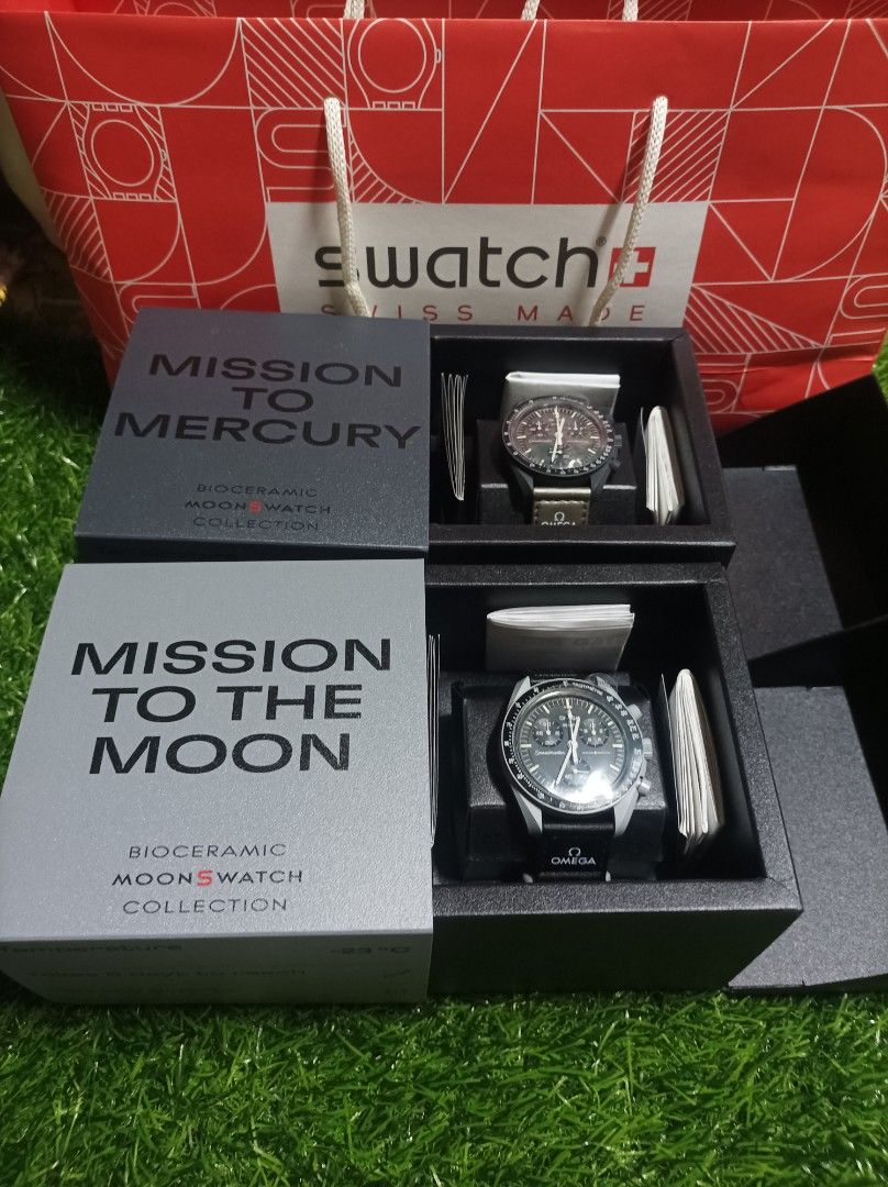 Omega x Swatch Moonswatch Collection, Luxury, Watches on Carousell