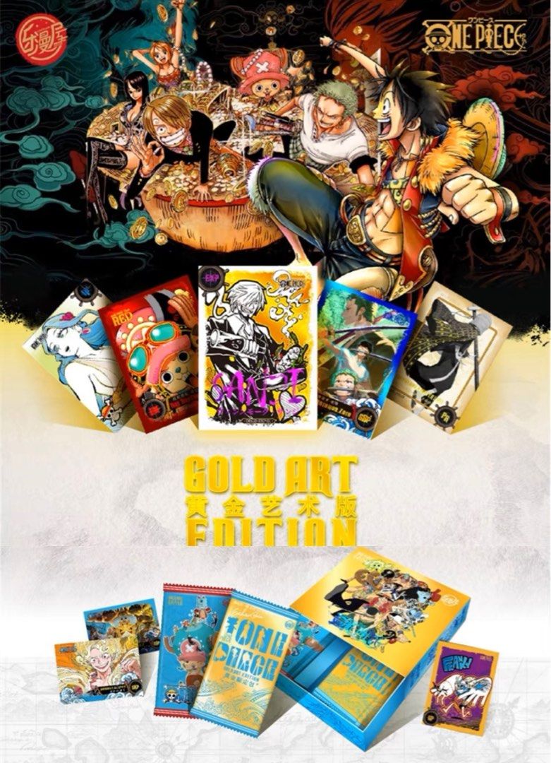 One piece ccg gold art edition booster box, Hobbies & Toys, Toys ...