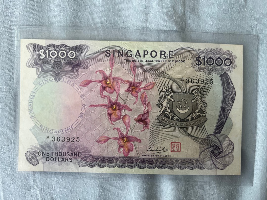 Orchid $1000, Hobbies & Toys, Memorabilia & Collectibles, Currency on ...