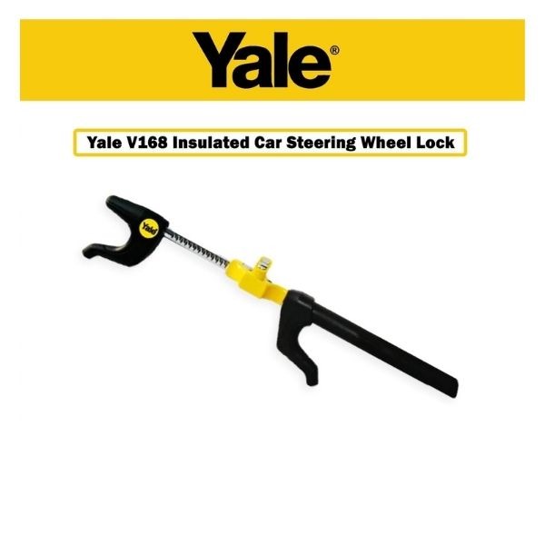 ORIGINAL Yale Car Steering Wheel Lock (Thick, Heavy Duty, Durable ...