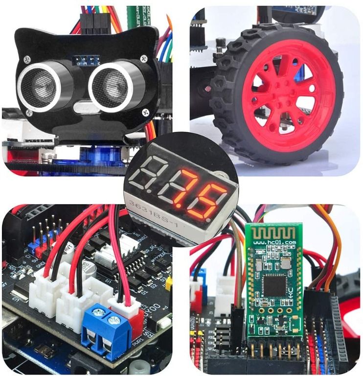 OSOYOO Model 3 Robot Car DIY Starter Kit for Arduino | Remote Control ...
