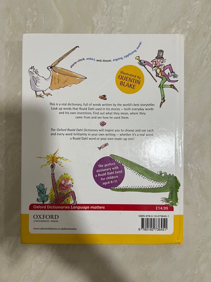 Oxford Roald Dahl Dictionary, Hobbies & Toys, Books & Magazines ...
