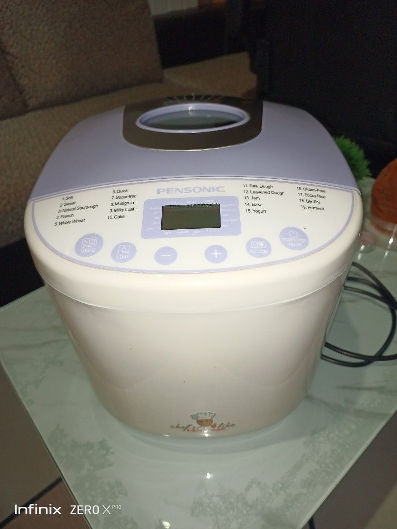Pensonic Breadmaker, TV & Home Appliances, Kitchen Appliances, Breadmakers on Carousell