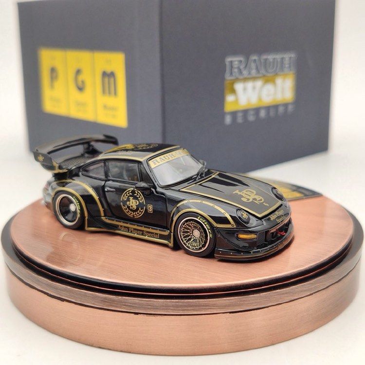 PGM 1/64 PORSCHE 993 RWB JPS LUXURY BOX LIMITED FULLY OPEN, Hobbies ...