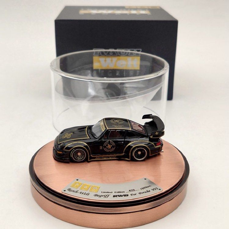 PGM 1/64 PORSCHE 993 RWB JPS LUXURY BOX LIMITED FULLY OPEN, Hobbies ...
