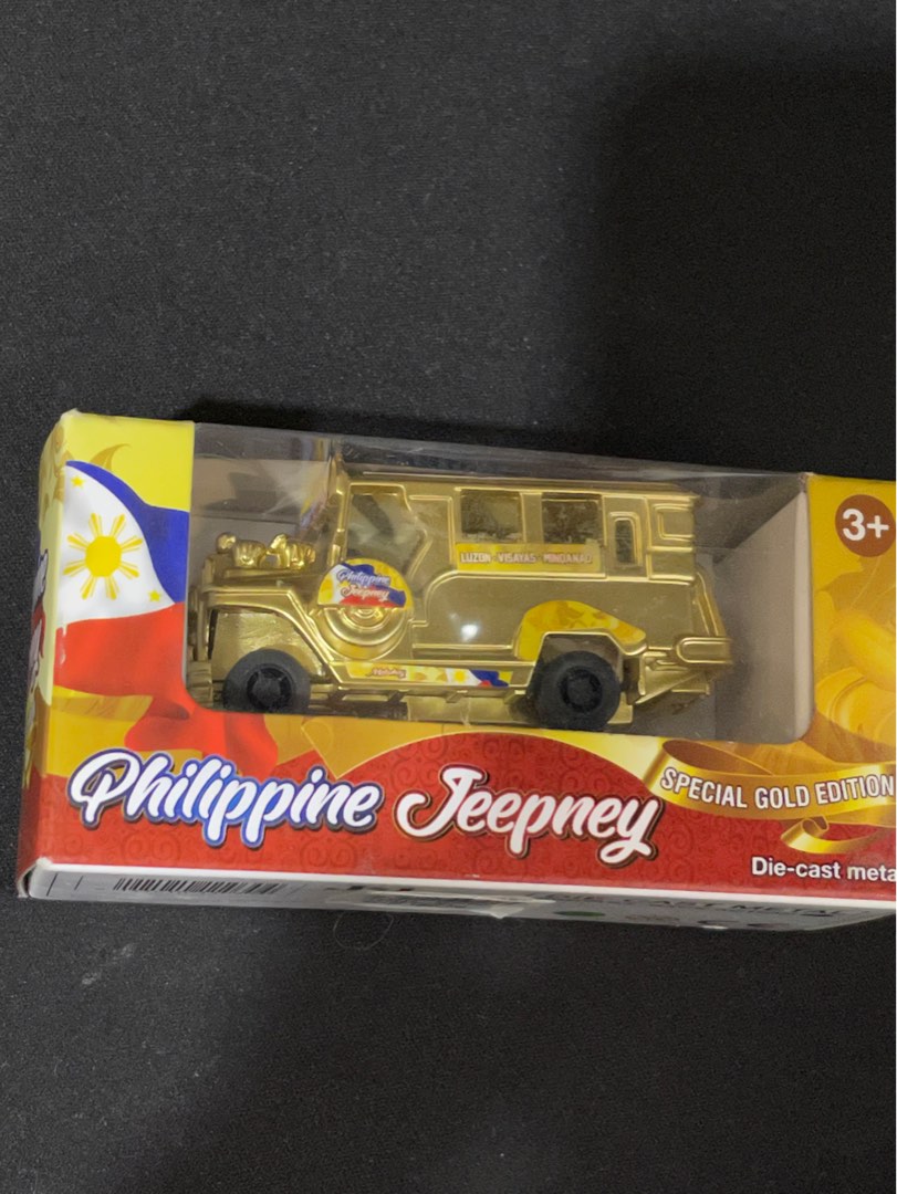 Philippine Jeepney Special Gold Edition, Hobbies & Toys, Toys & Games ...
