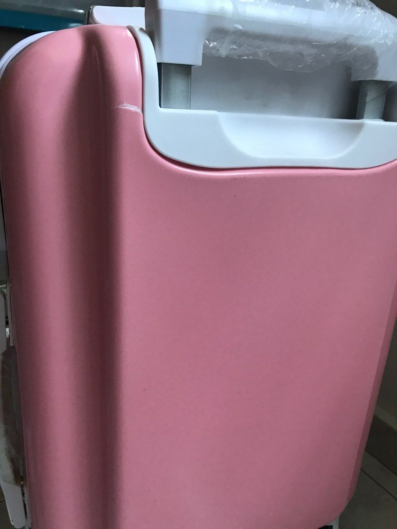 Pink Cabin Luggage , Hobbies & Toys, Travel, Luggage on Carousell