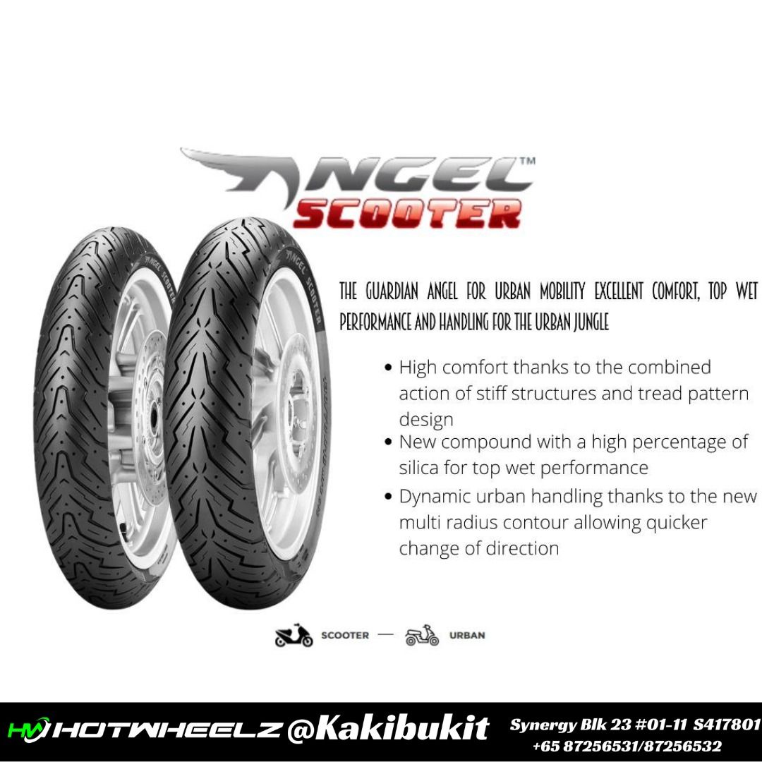 PIRELLI ANGEL SCOOTER TYRE : YAMAHA AEROX/ NMAX/XMAX/ADV, Motorcycles ...