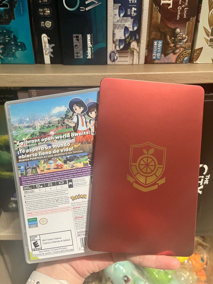 Pokemon scarlet switch with special case, Video Gaming, Video Games ...
