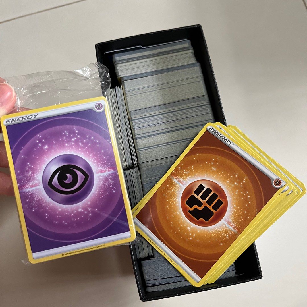 Pokemon TCG Basic energy card pile + basic energy pack, Hobbies & Toys ...