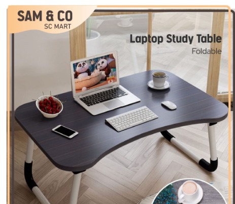 Portable Laptop Desk Foldable Table Notebook Study Laptop Stand Desk for Bed Sofa Computer ...