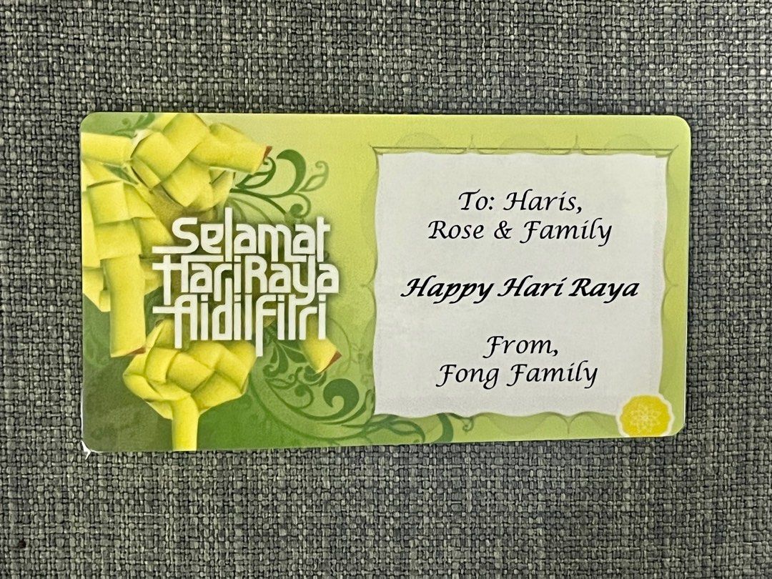 Free express delivery .Premium Hari Raya Hampers include free message ...