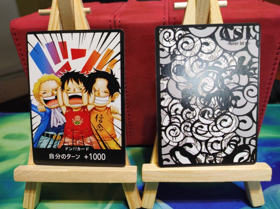 Preorder - 10x Luffy Ace Sabo Custom Don for One Piece Card Game OPCG ...