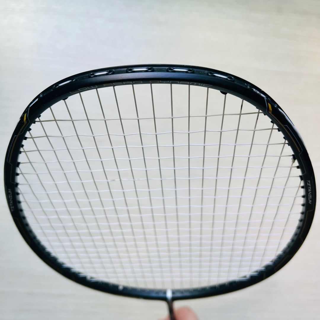 Pristine Condition Felet Titanimum TI 88 Badminton Racket strung with ...