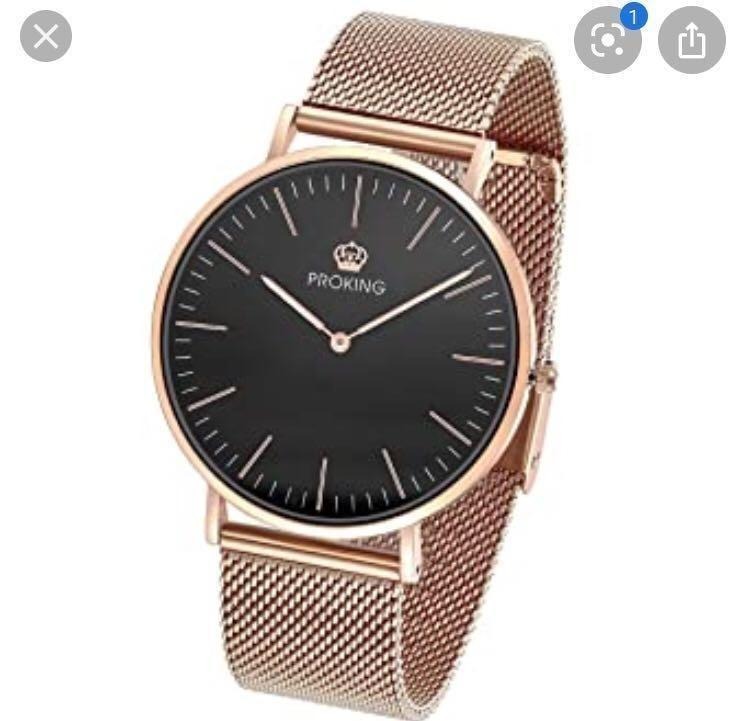 Proking watch Rose gold, Luxury, Watches on Carousell