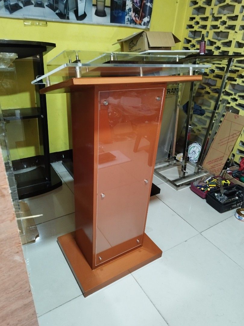 Pulpit Rostrum Lectern Podium, Furniture & Home Living, Furniture ...