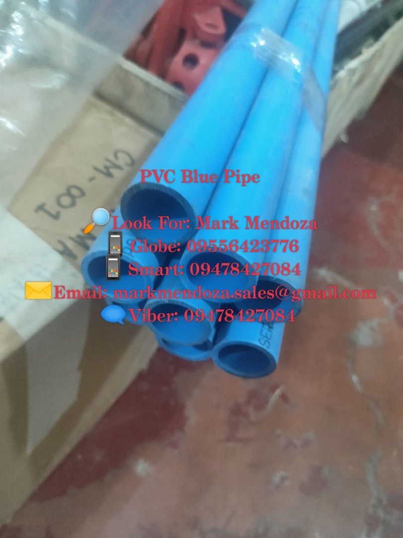 PVC Blue Pipe, Commercial & Industrial, Industrial Equipment on Carousell