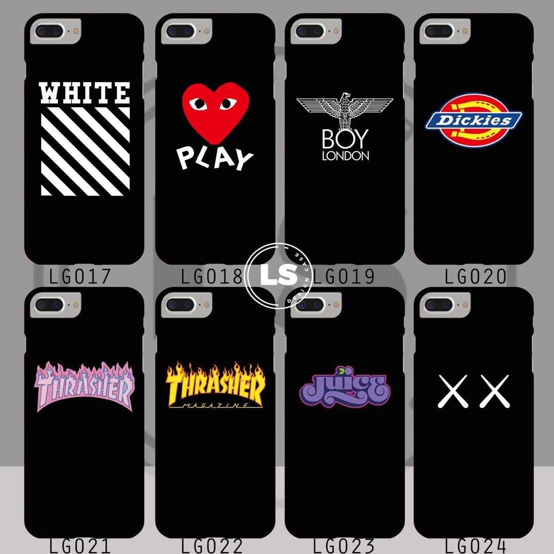 [Ready Stock] Brands Logo Design Black Background, Mobile Phones ...