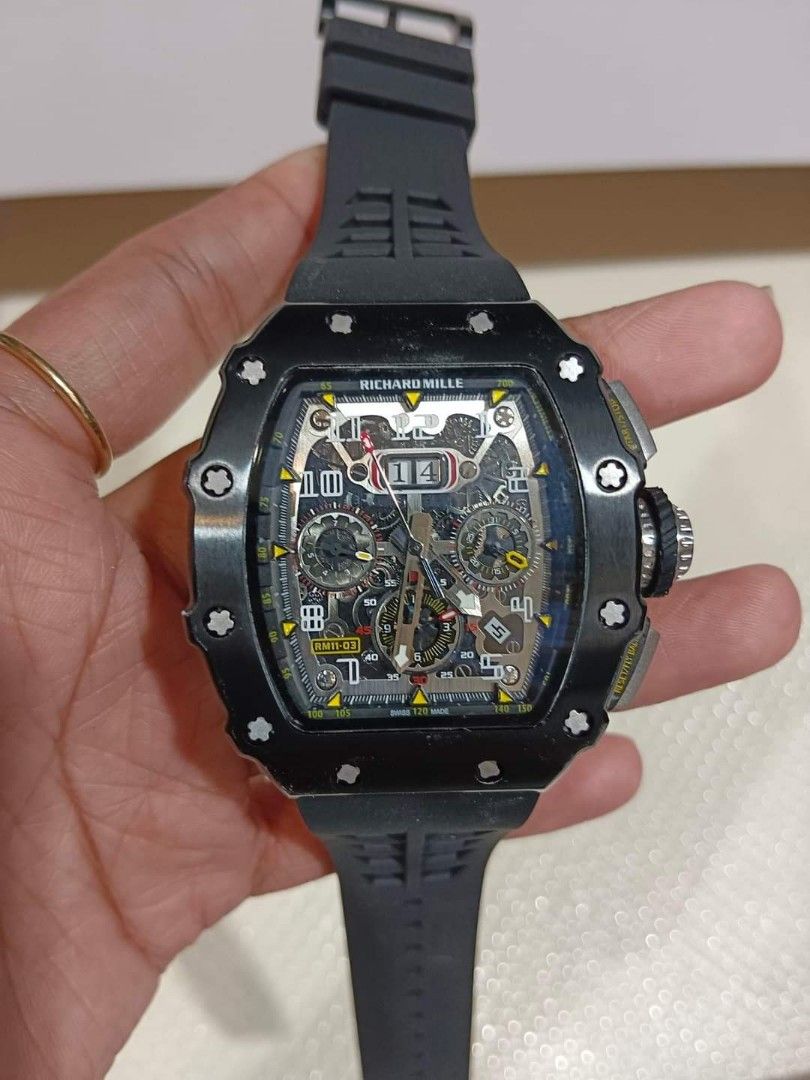 Rm watch swiss engine, Luxury, Watches on Carousell