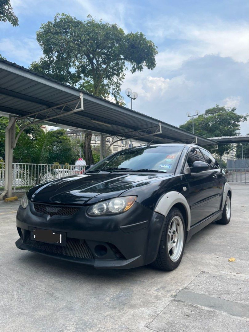 Proton Satria neo 1.6 black URGENT, Cars, Cars for Sale on Carousell