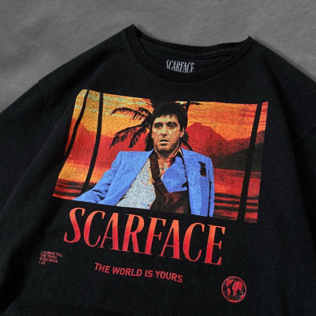 SCARFACE, Men's Fashion, Tops & Sets, Tshirts & Polo Shirts on Carousell