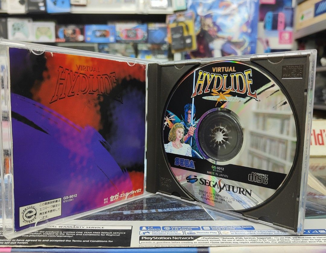 Sega Saturn Virtual Hydlide, Video Gaming, Video Games, Others on Carousell