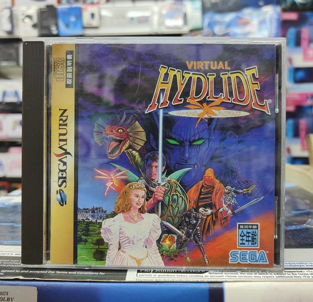 Sega Saturn Virtual Hydlide, Video Gaming, Video Games, Others on Carousell
